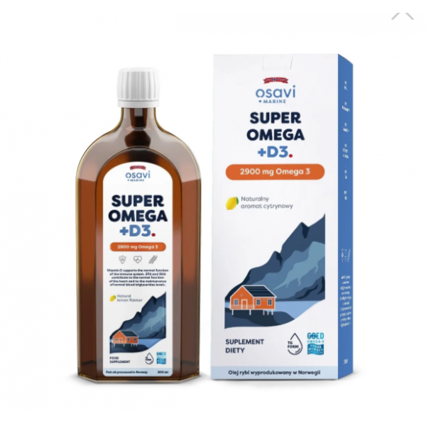 Osavi Super Omega + D3 2900mg Omega 3 (liquid) - Osavi super omega + d3 ...